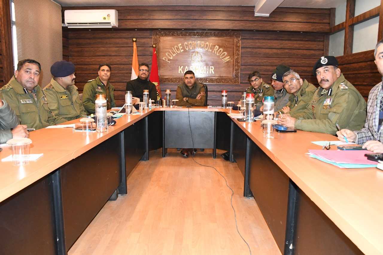 Security review meeting held at PCR Kashmir