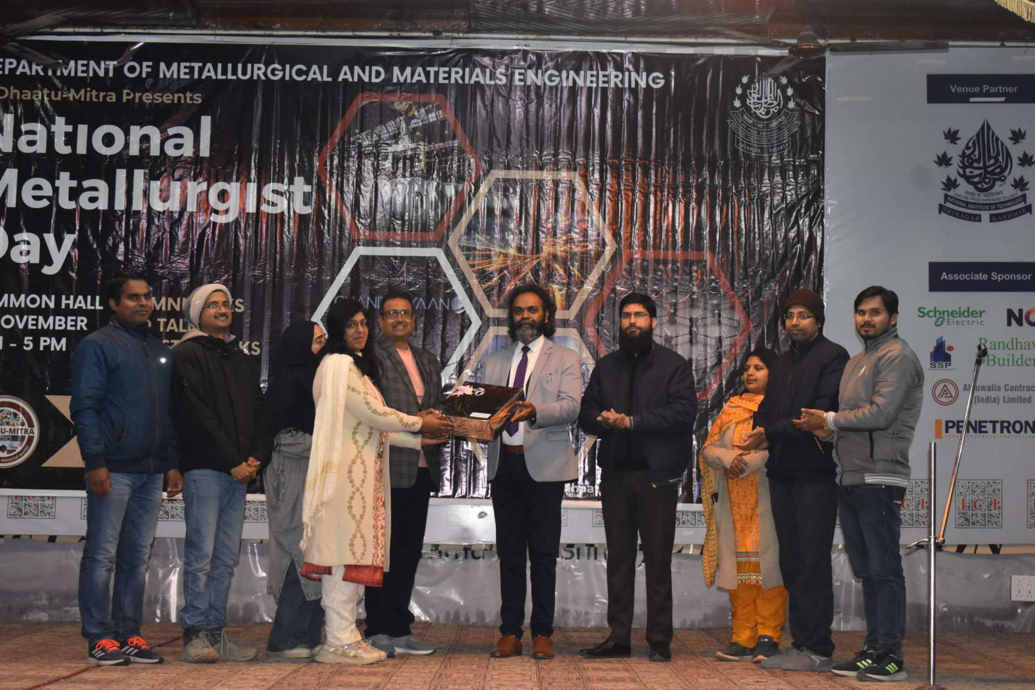 Dhaatu Mitra club celebrates National Metallurgist Day at NIT Srinagar