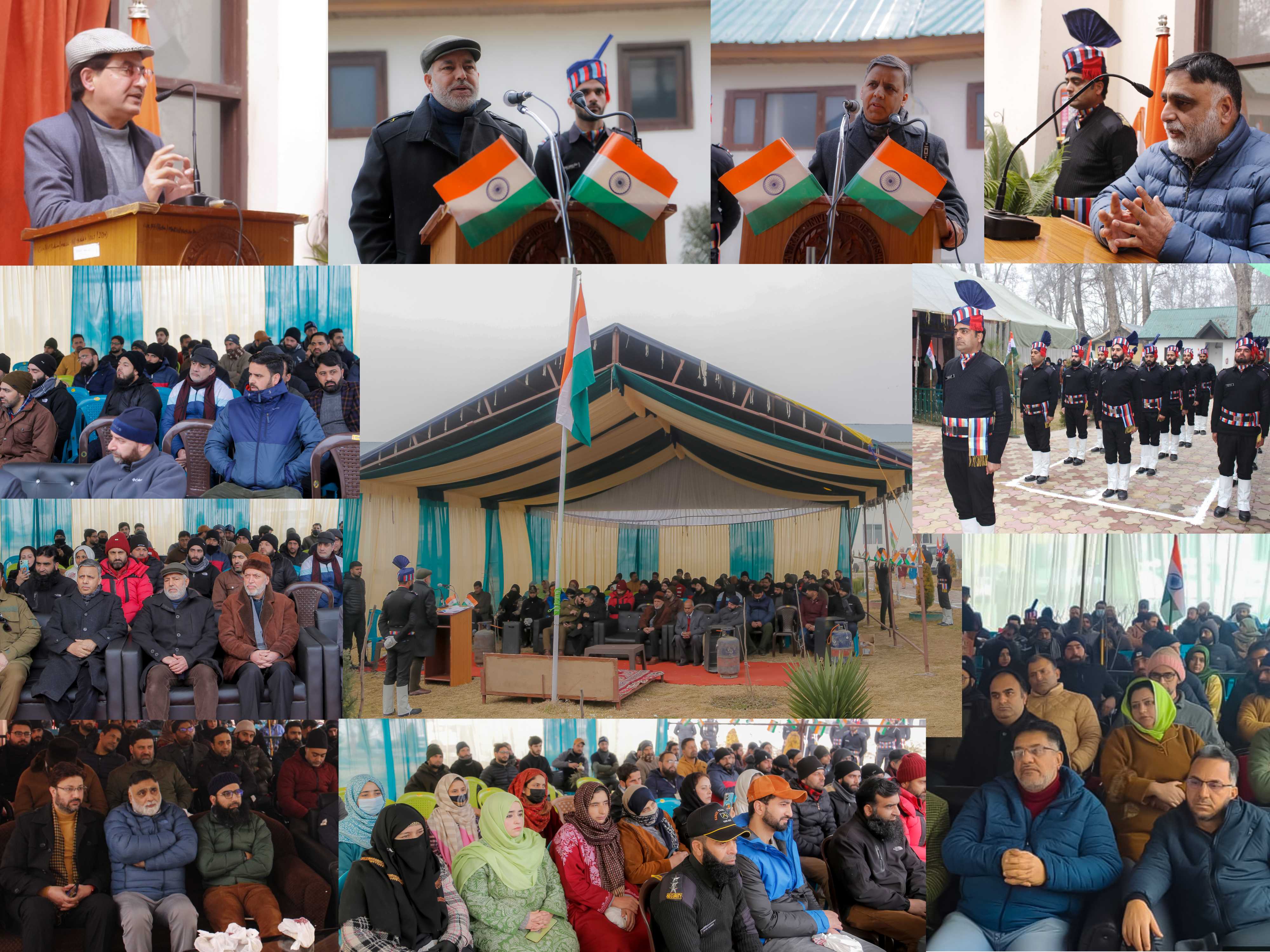 CU Kashmir celebrates 75th Republic Day