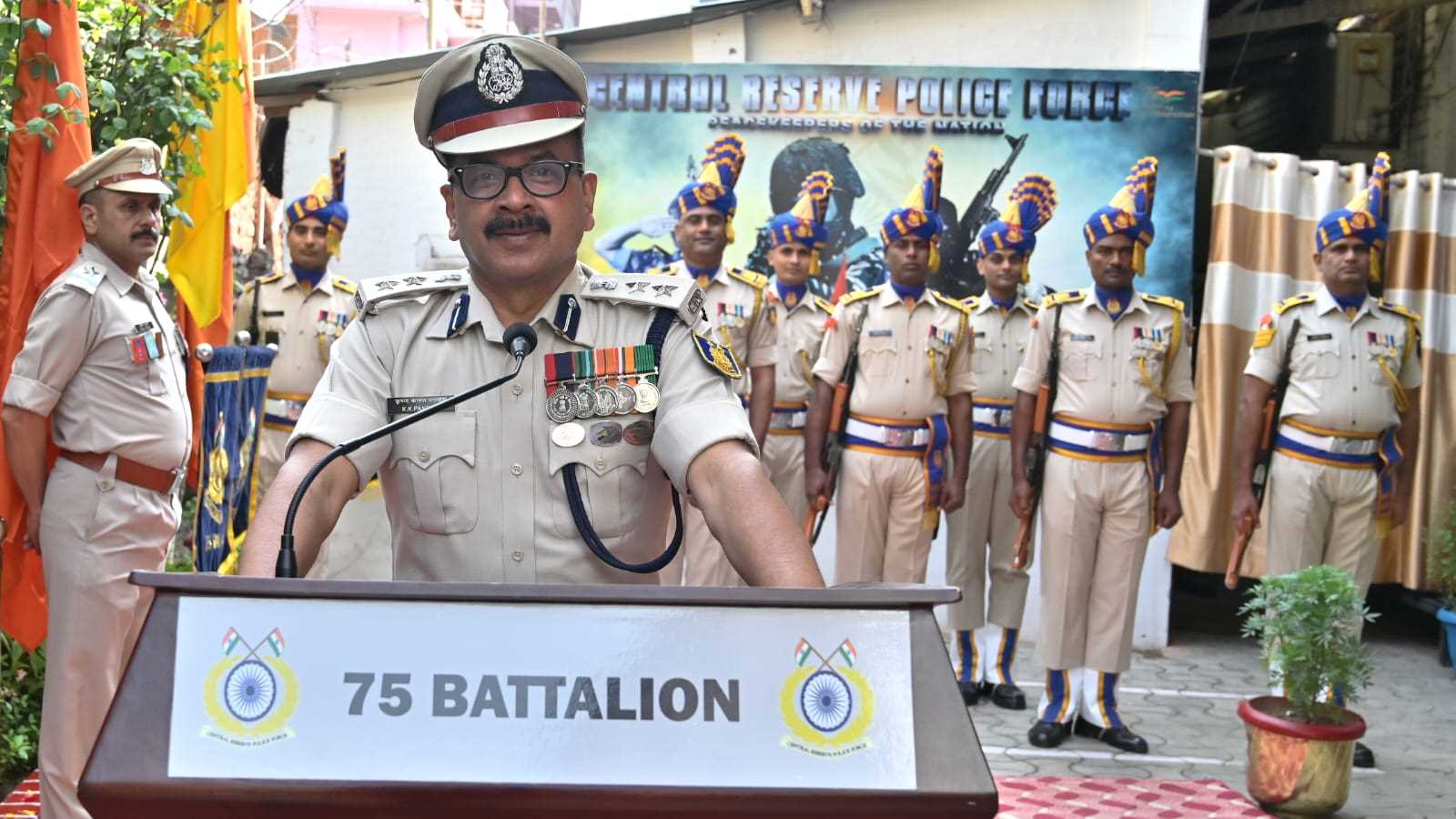 Crpf 75 Years Logo Honoring The Brave: CRPF Foundation Day Today, We
